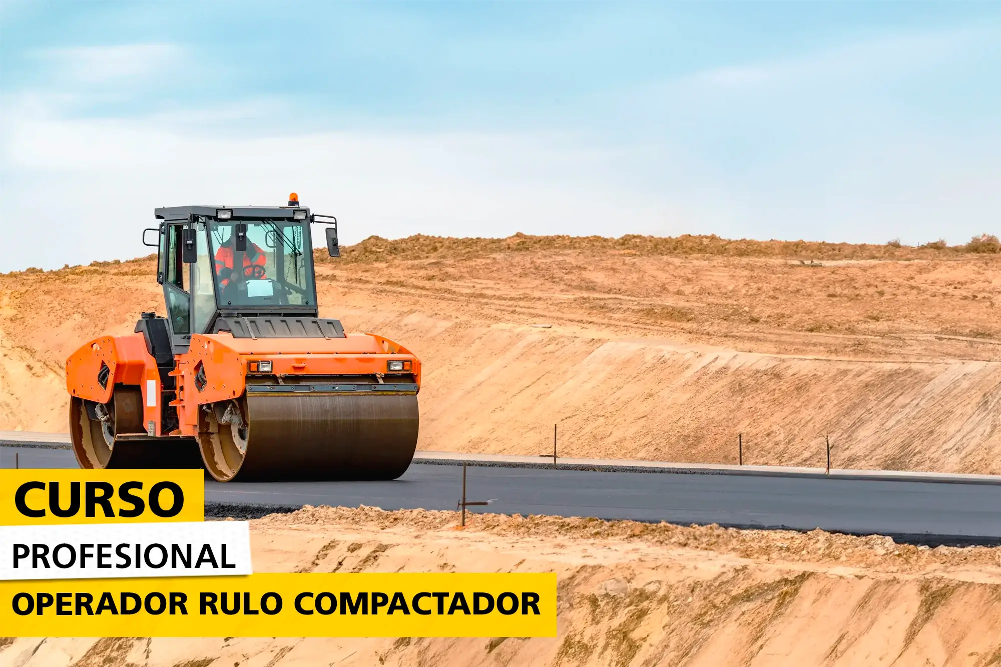 Curso Operador de Rulo Compactador en Madrid en Madrid